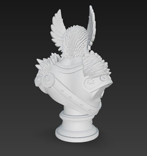 Odin Bust 3D Printable Norse Mythology God Statue 3D model 3D printable ...