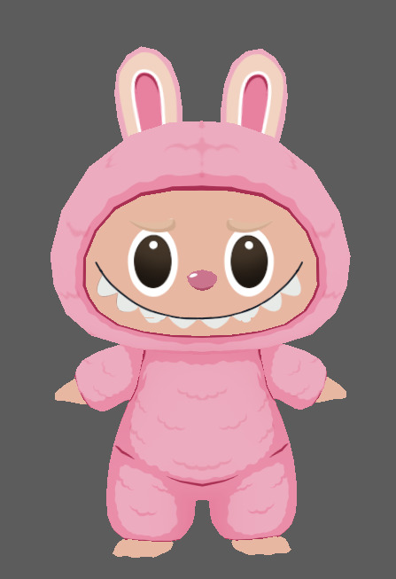 3D model labubu VR / AR / low-poly | CGTrader