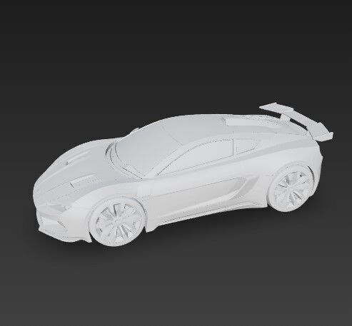 Modern Sports Car 3D Printable Sleek and Dynamic Car Model 3D model 3D ...