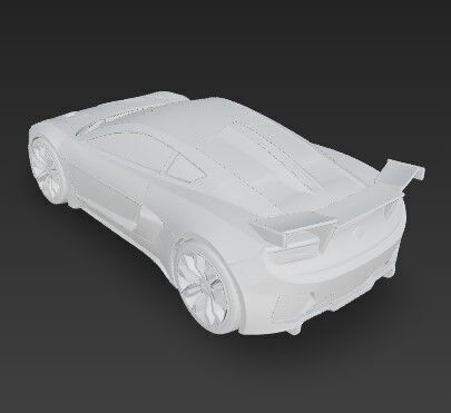 Modern Sports Car 3D Printable Sleek and Dynamic Car Model 3D model 3D ...