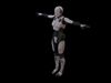 Female Robot 3D Model Free Download free VR / AR / low-poly 3D model ...