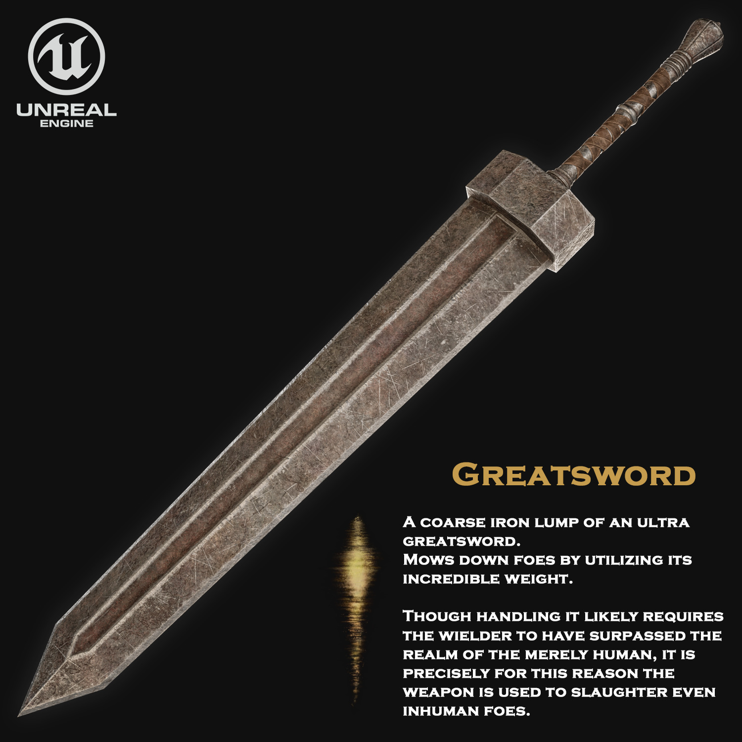 3D model Guts GREATSWORD remastered from Elden Ring Fan Model VR / AR ...