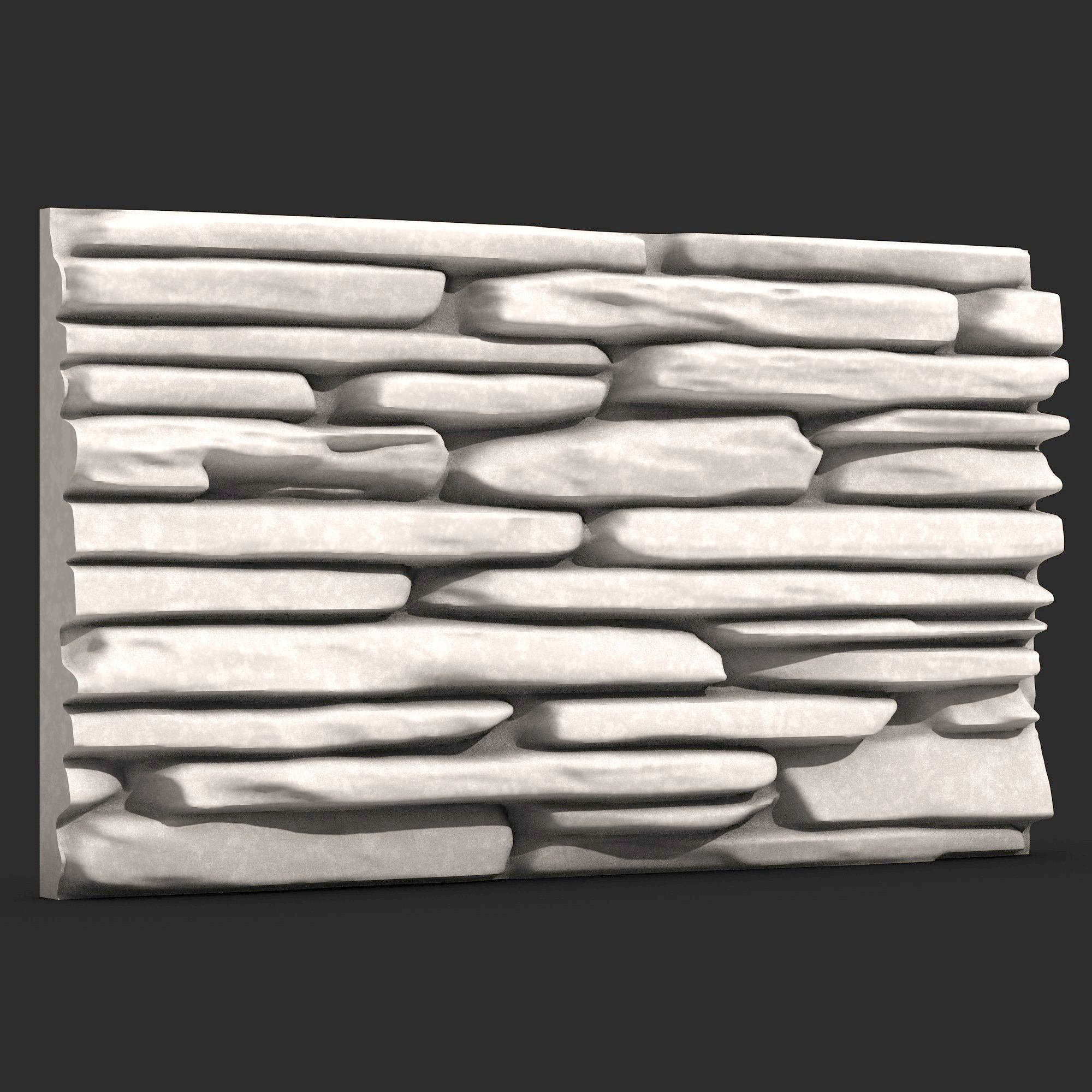 Stone Wall 352 3D model 3D printable | CGTrader