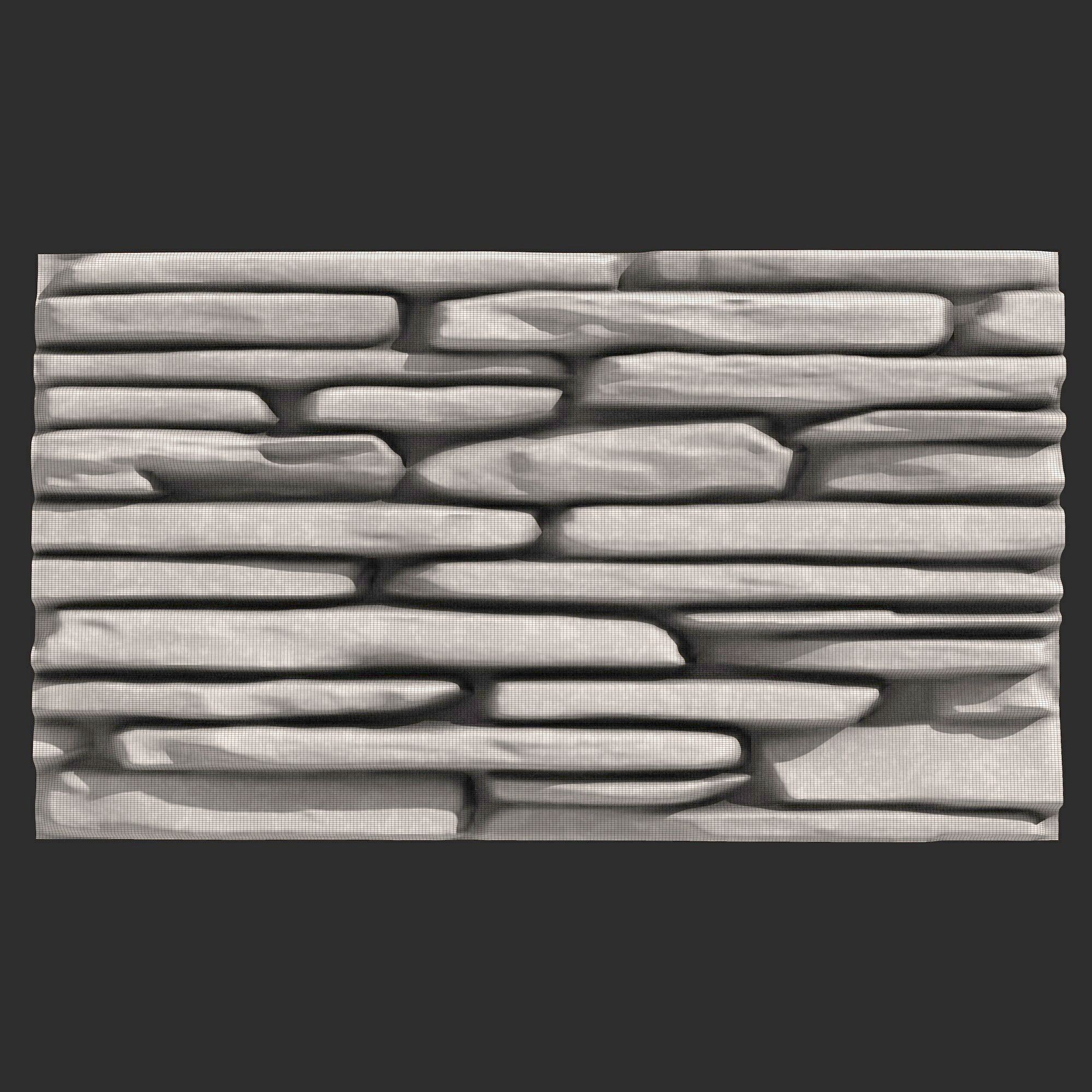 Stone Wall 352 3D model 3D printable | CGTrader