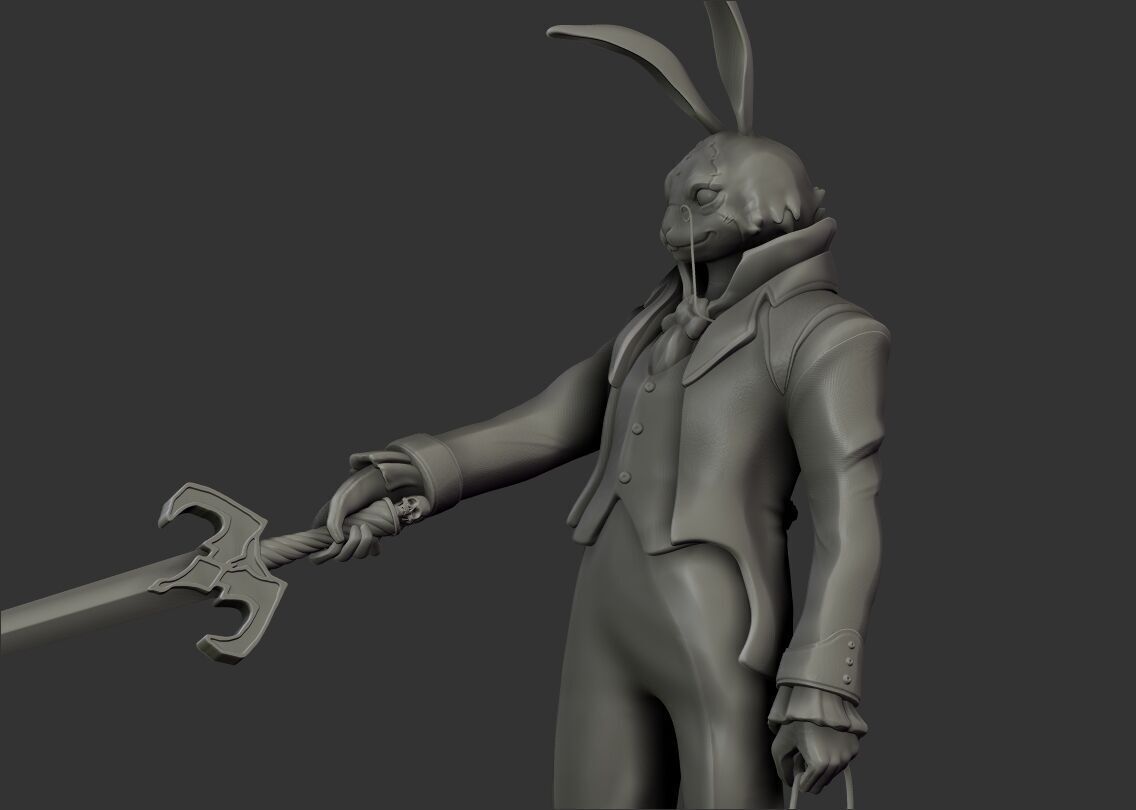 White Rabbit - Devil May Cry - Netflix 3D model 3D printable | CGTrader