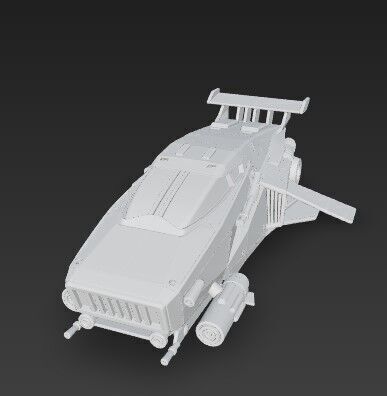 3D Printable Sci Fi Spaceship Model 3D model 3D printable | CGTrader