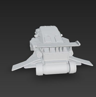 3D Printable Sci Fi Spaceship Model 3D model 3D printable | CGTrader