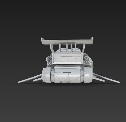 3D Printable Sci Fi Spaceship Model 3D model 3D printable | CGTrader