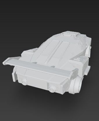 3D Printable Sci Fi Cargo Dropship 3D model 3D printable | CGTrader