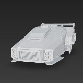 3D Printable Sci Fi Cargo Dropship 3D model 3D printable | CGTrader