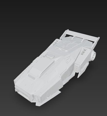 3D Printable Sci Fi Cargo Dropship 3D model 3D printable | CGTrader