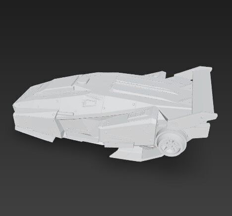3D Printable Sci Fi Cargo Dropship 3D model 3D printable | CGTrader