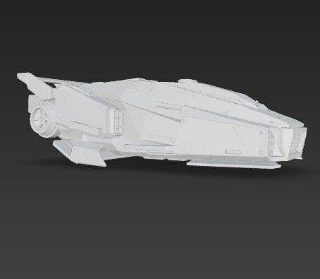 3D Printable Sci Fi Cargo Dropship 3D model 3D printable | CGTrader