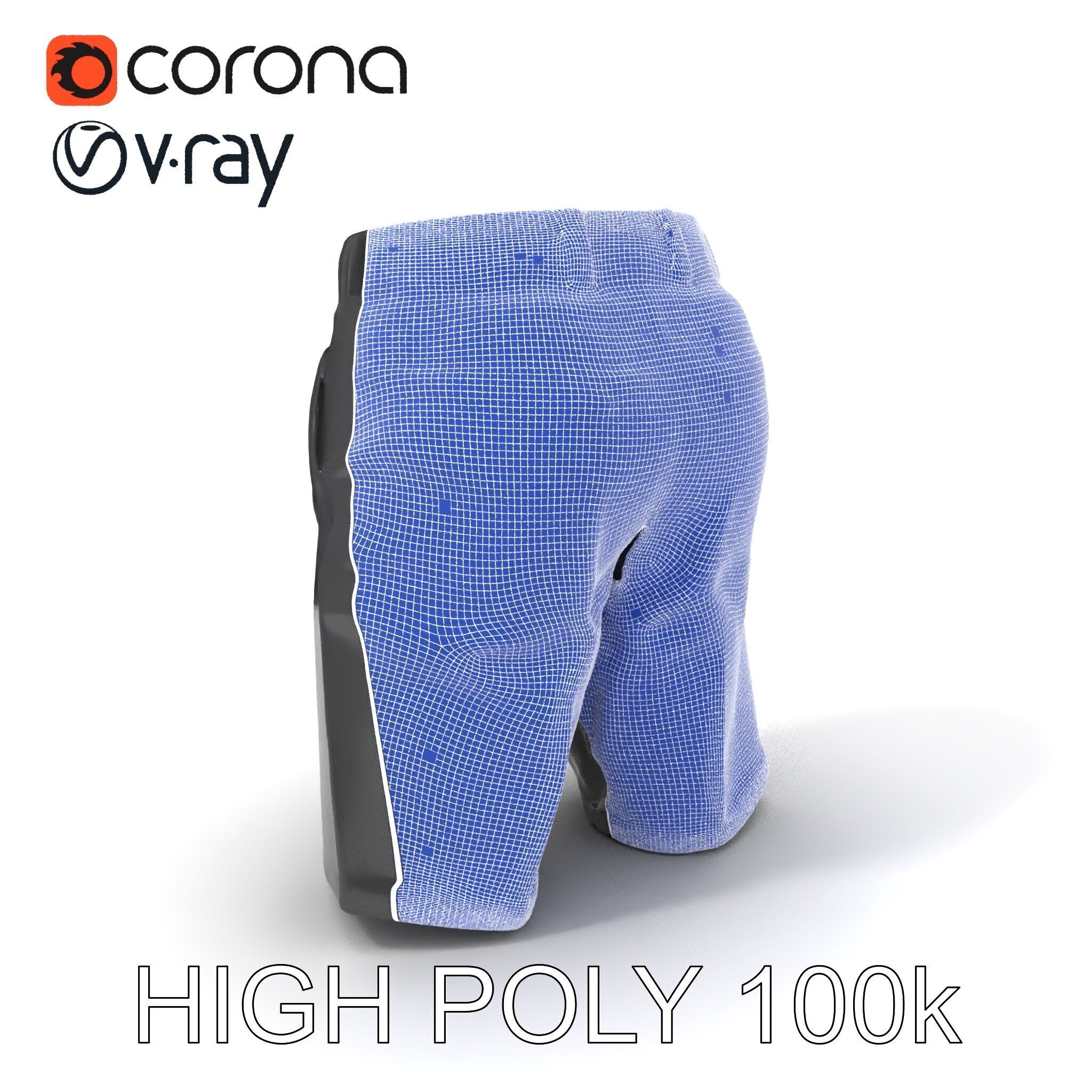 3D model Formal Shorts D Model Pack VR / AR / low-poly | CGTrader