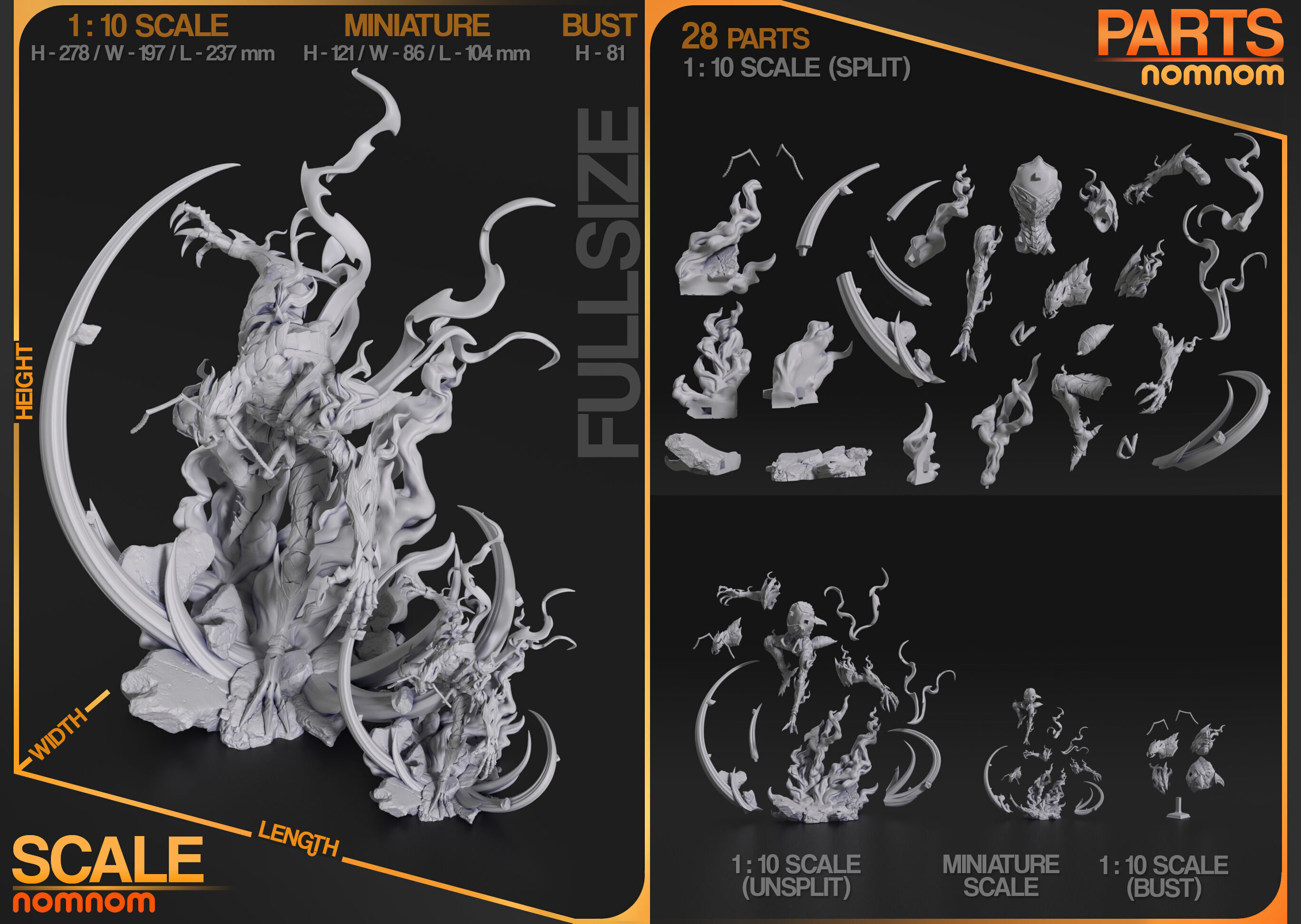 Shadow Beru - Solo Leveling 3D model 3D printable | CGTrader