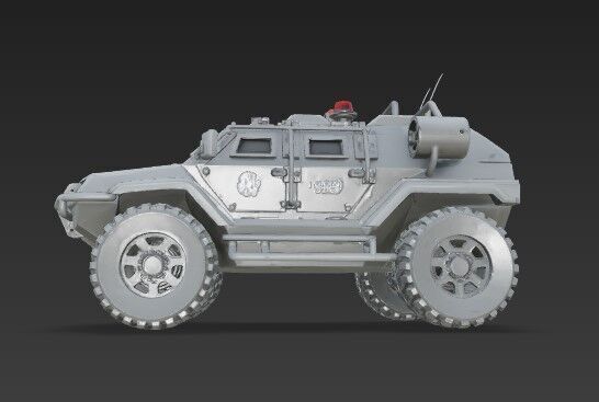 3D Printable Police Tactical Vehicle 3D model 3D printable | CGTrader