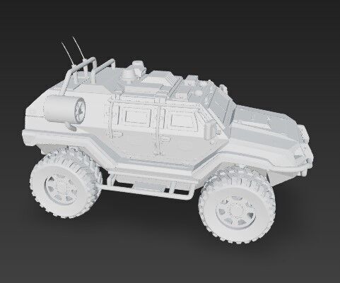 3D Printable Police Tactical Vehicle 3D model 3D printable | CGTrader