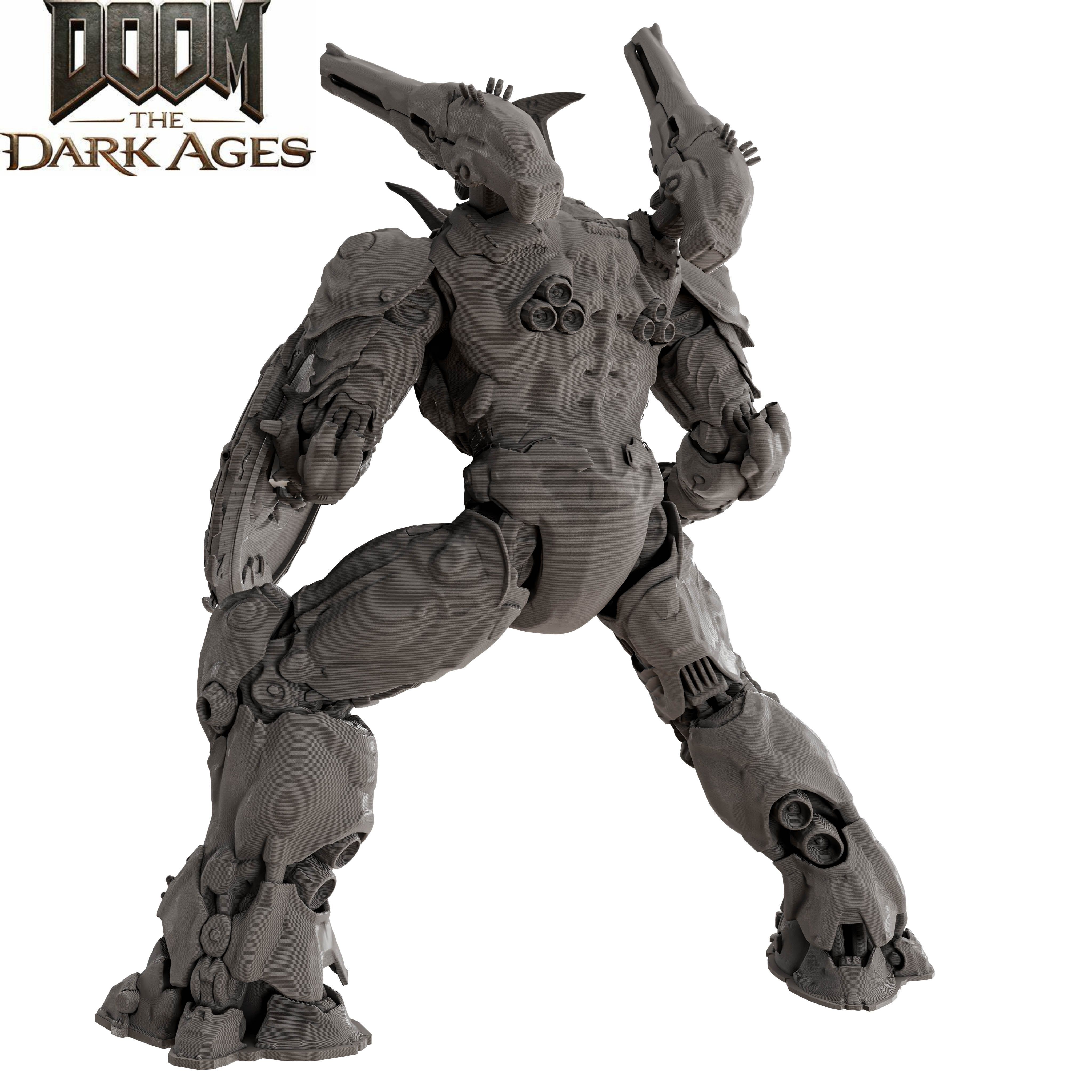 DOOM Dark Ages Atlan Printable Figure 3D model 3D printable | CGTrader