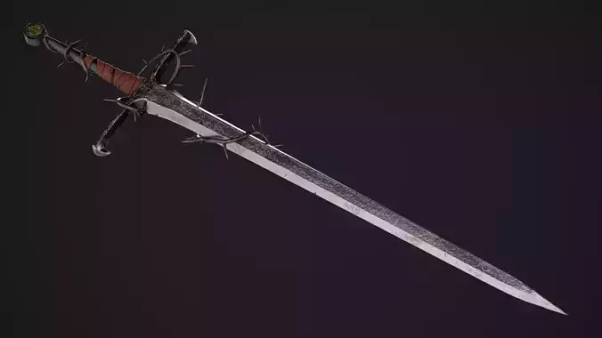 3D model Lords of the Fallen Templar Sword VR / AR / low-poly | CGTrader