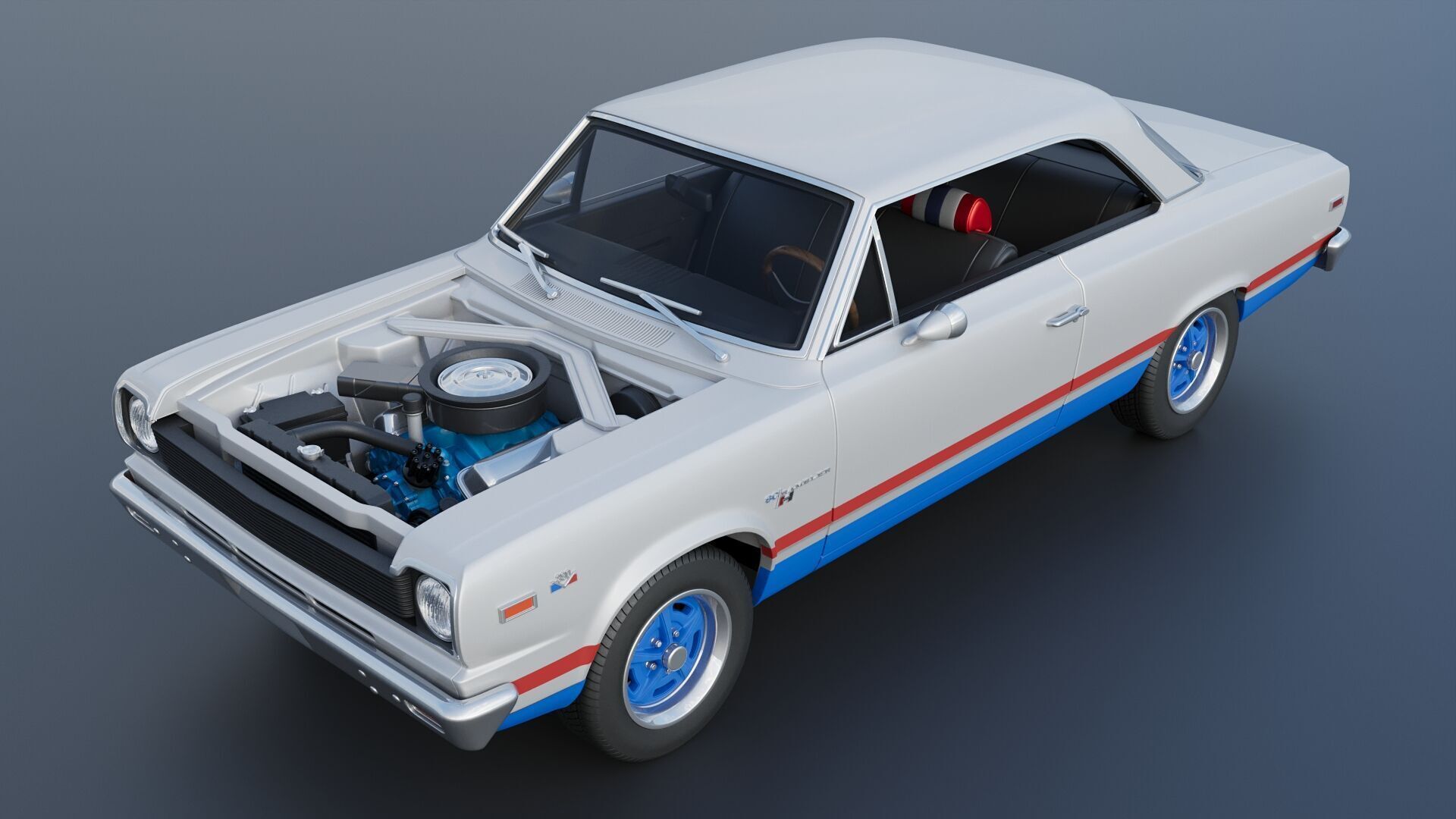 AMC Hurst SC Rambler 1969 3D model 3D printable | CGTrader