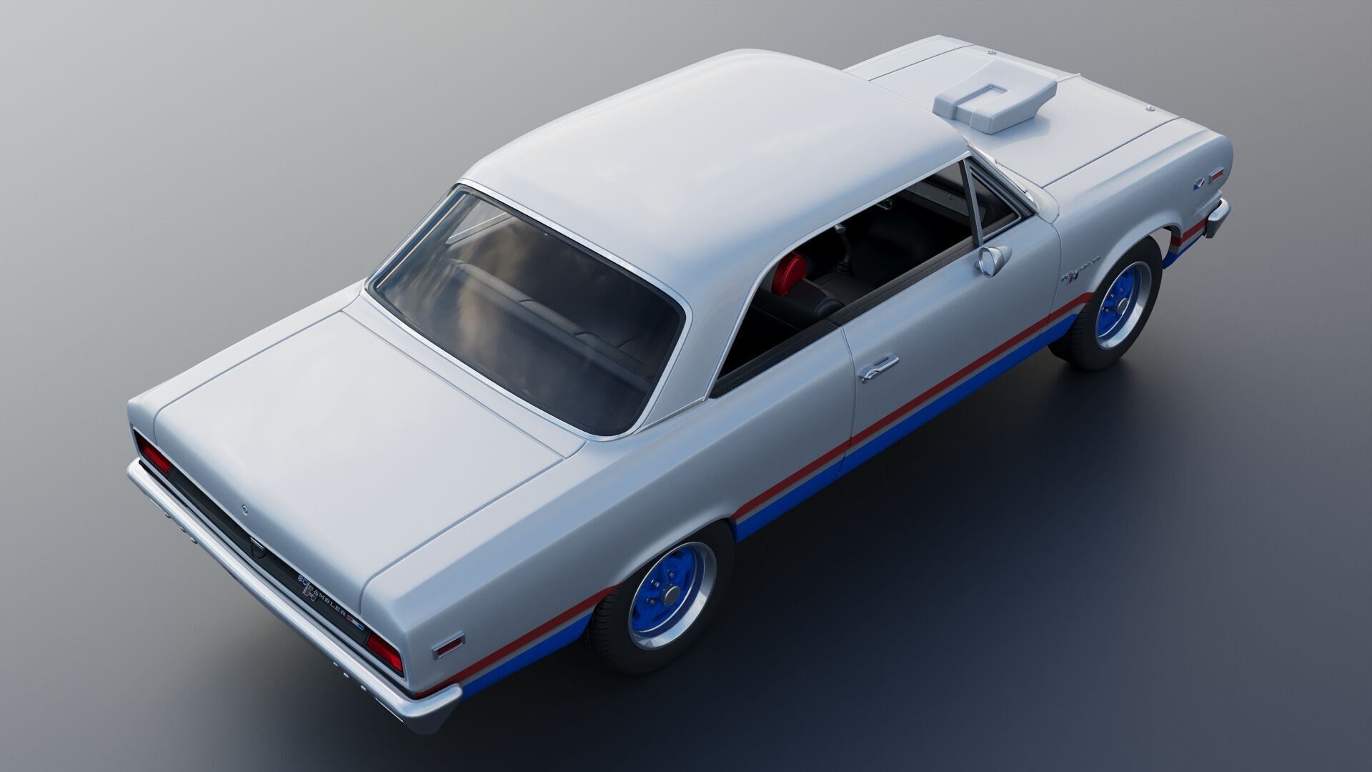 AMC Hurst SC Rambler 1969 3D model 3D printable | CGTrader