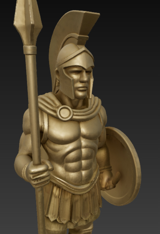 Ancient Greek Hoplite Warrior Stylized 3D Model free 3D model | CGTrader