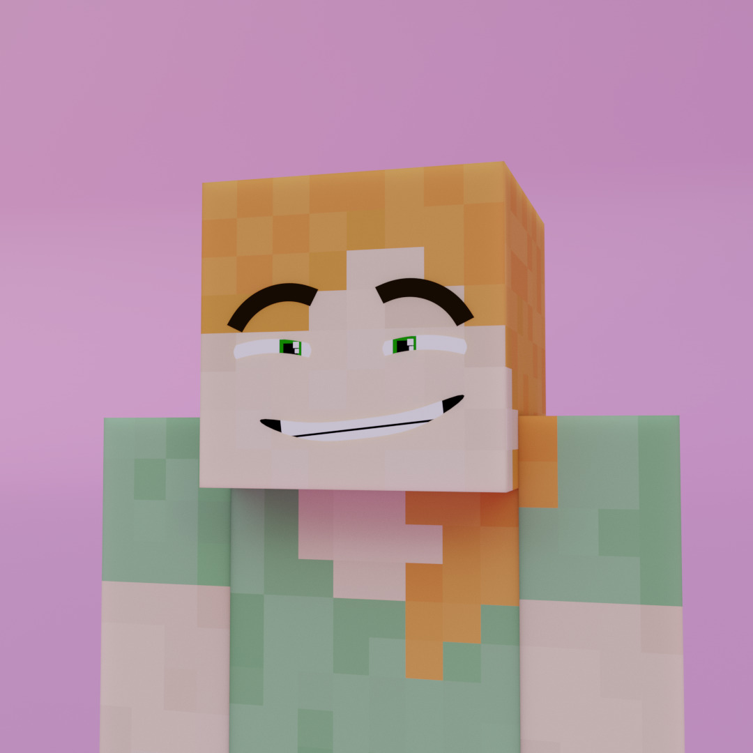 3D model Minecraft Alex 3D with Run Animation and Expressions VR / AR ...