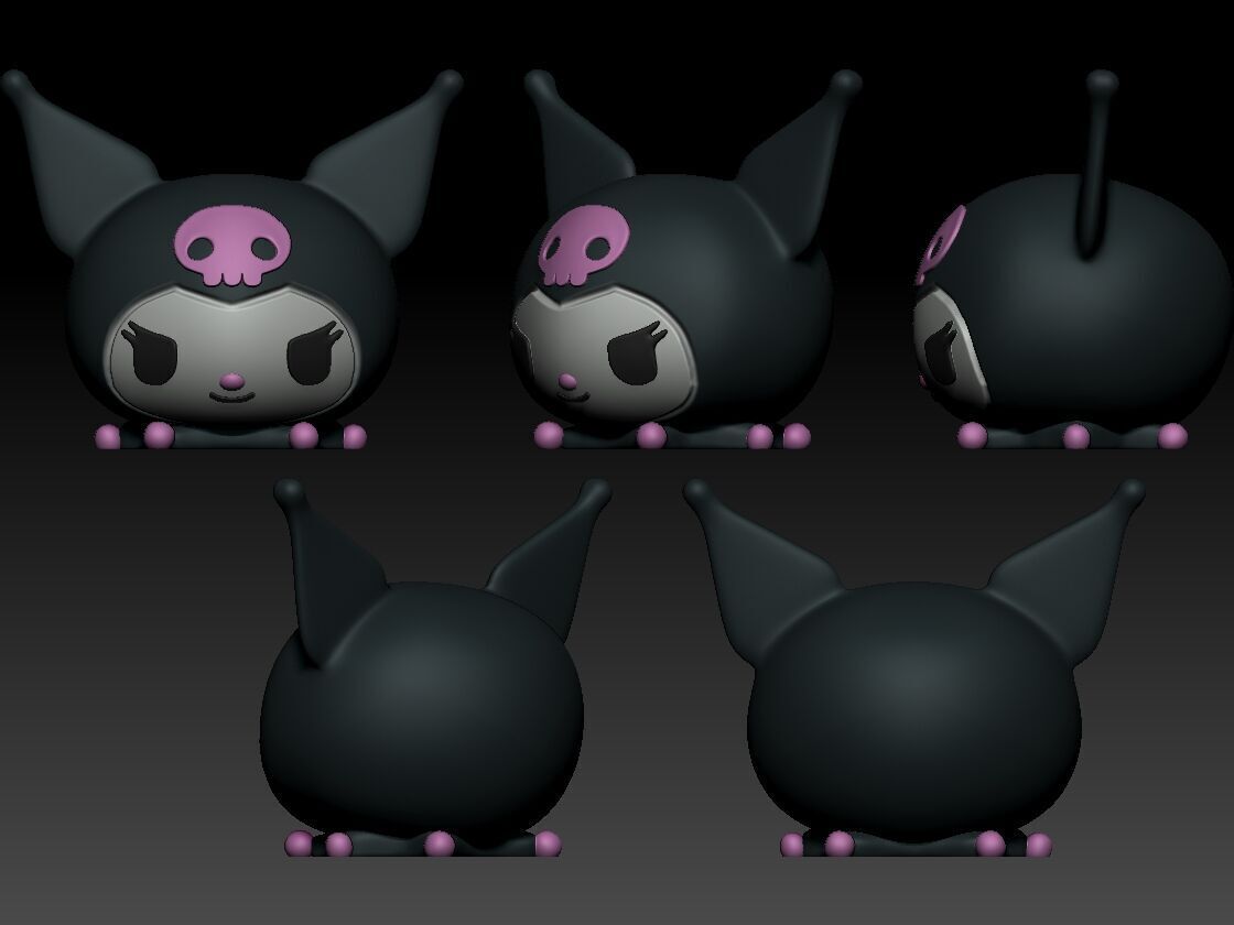 Kuromi 3D model 3D printable | CGTrader