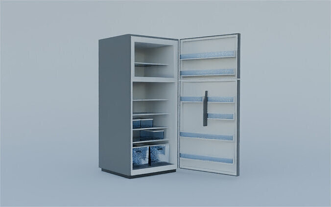 Fridge 3d model free 3D model | CGTrader