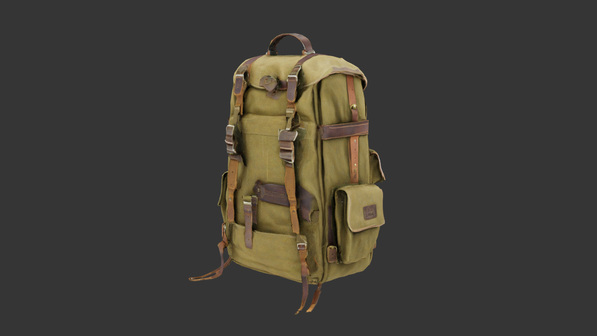 Survival Backpack free VR / AR / low-poly 3D model | CGTrader