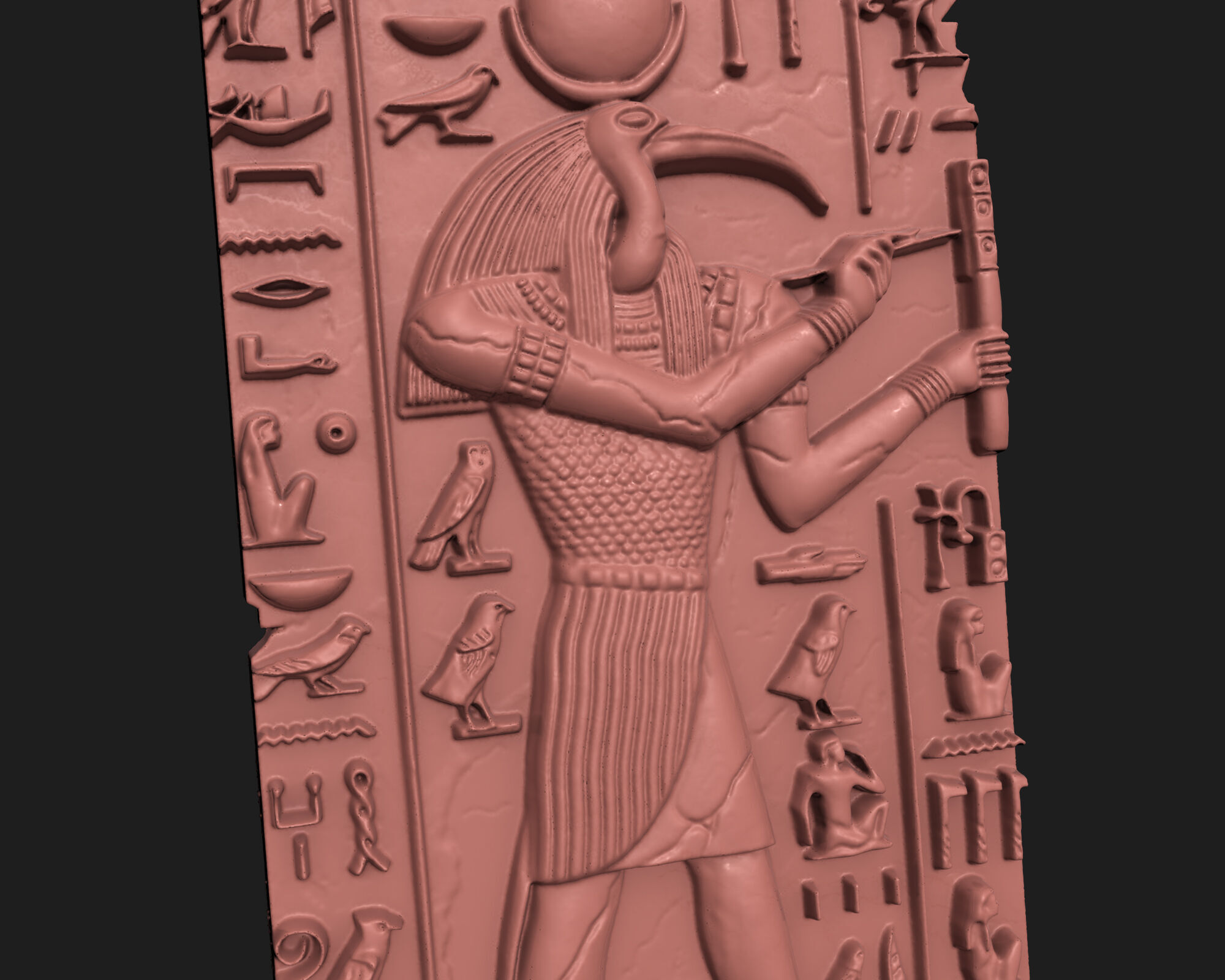 copy of the original artifact HORUS ANCIENT EGYPTIAN 3D model 3D printable | CGTrader