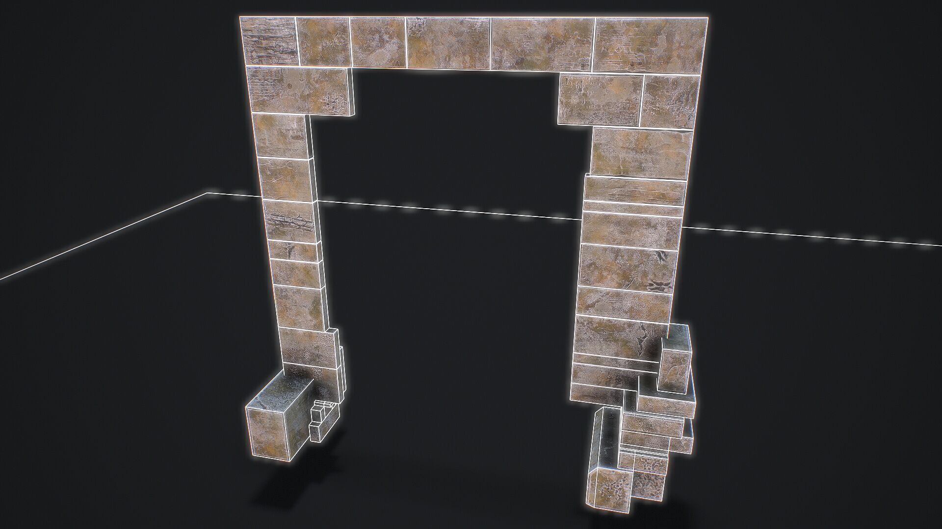 3D model Medieval Arch game ready 3d model VR / AR / low-poly | CGTrader