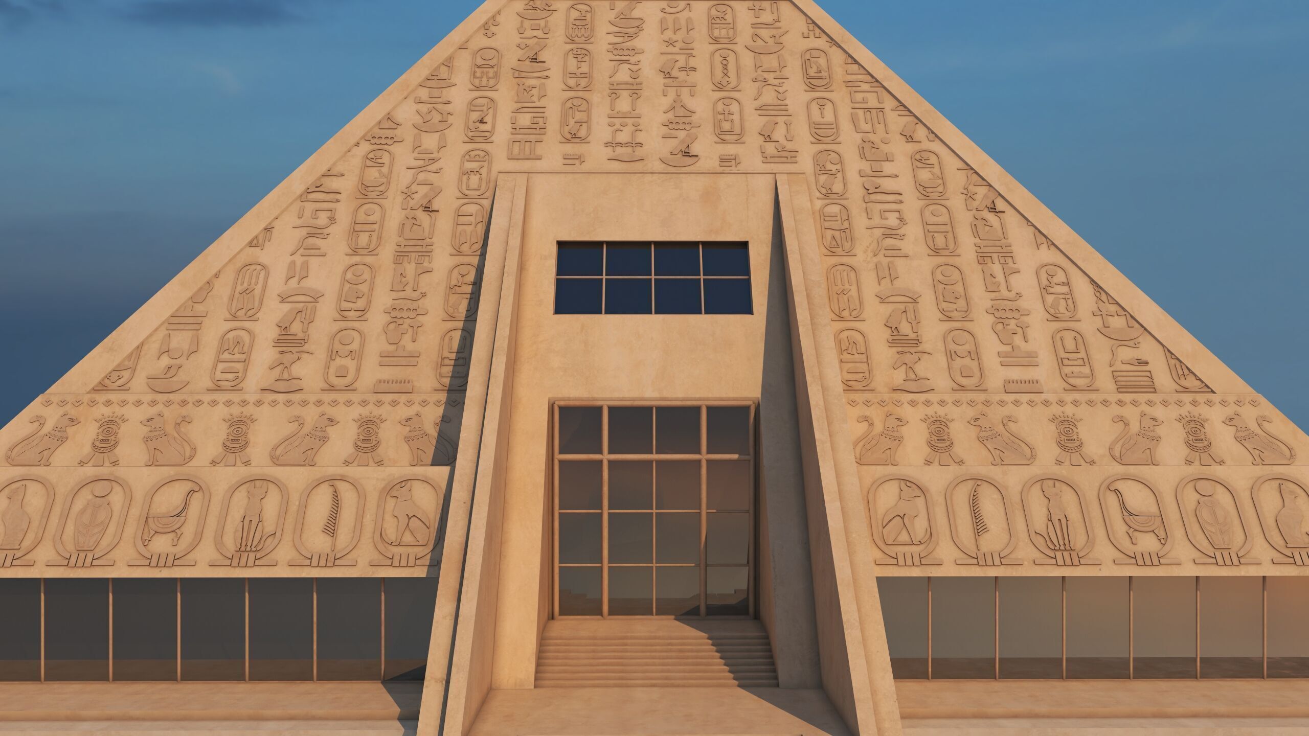 Futuristic Egyptian Pyramids - 001 - New 3D model | CGTrader