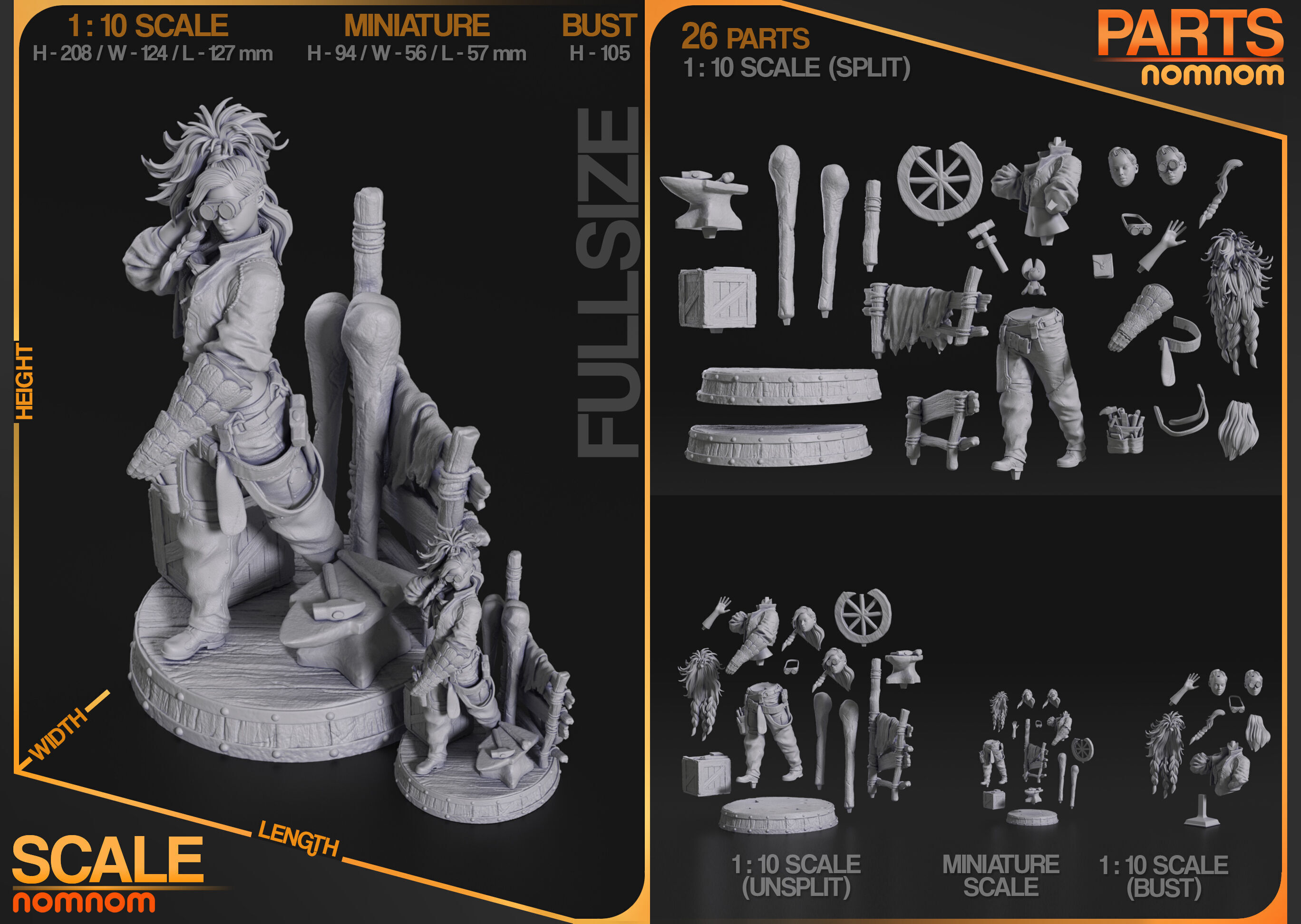 Gemma - Monster Hunter 3D model 3D printable | CGTrader