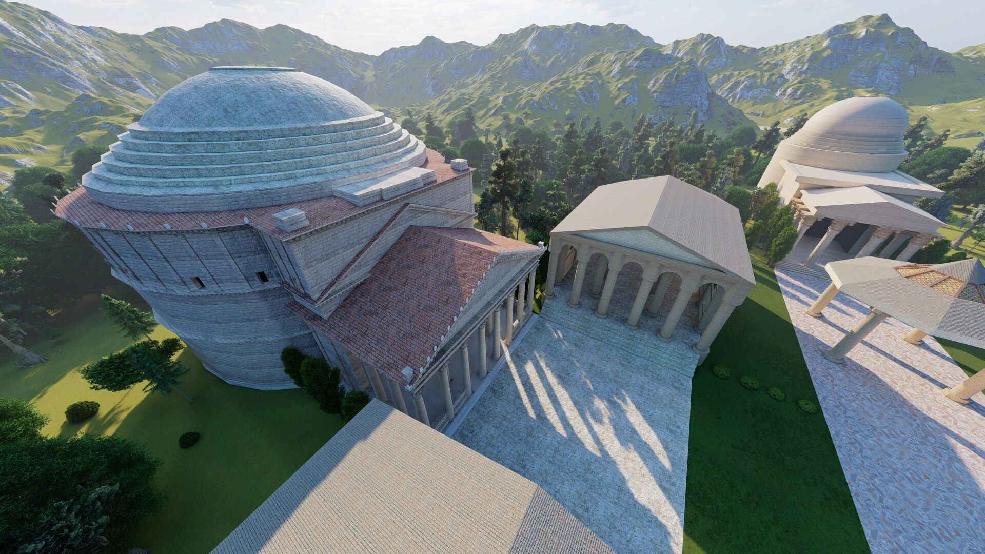 Parthenon-Historical Greek Temple 3D model animated rigged | CGTrader