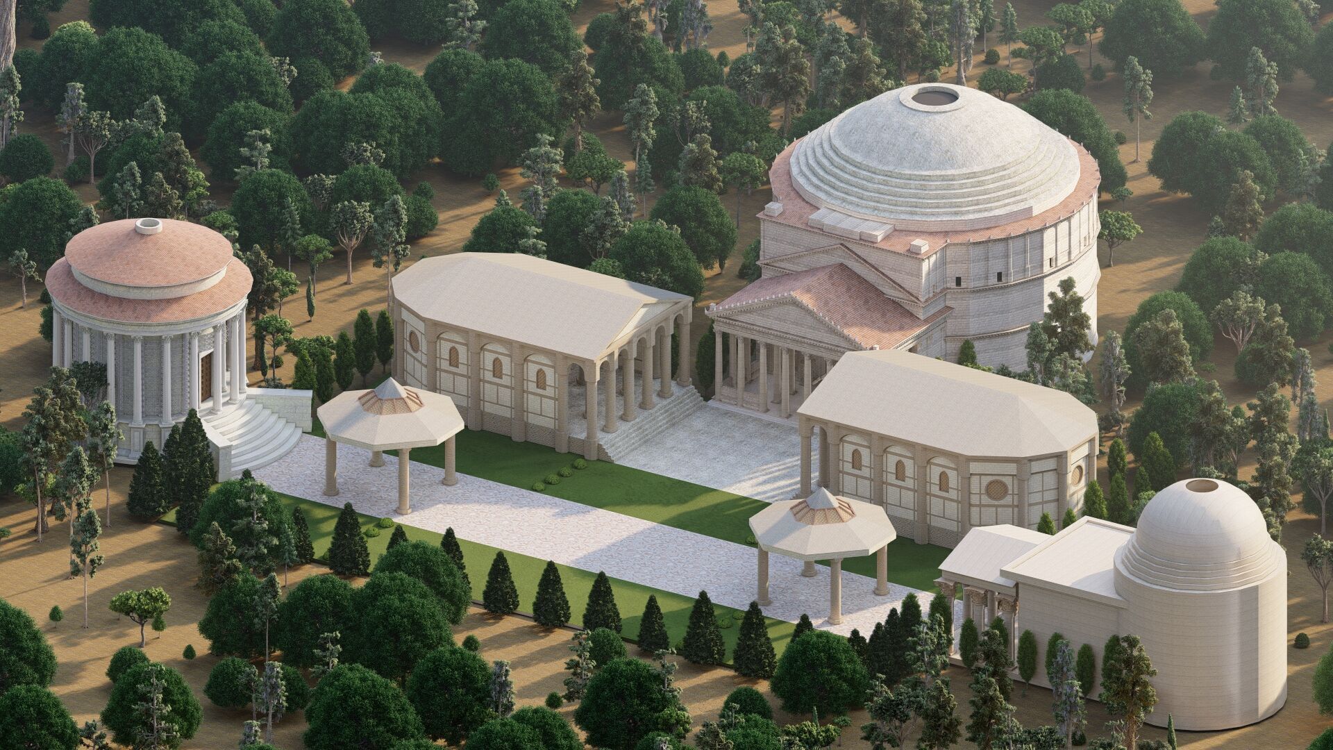 Parthenon-Historical Greek Temple 3D model animated rigged | CGTrader