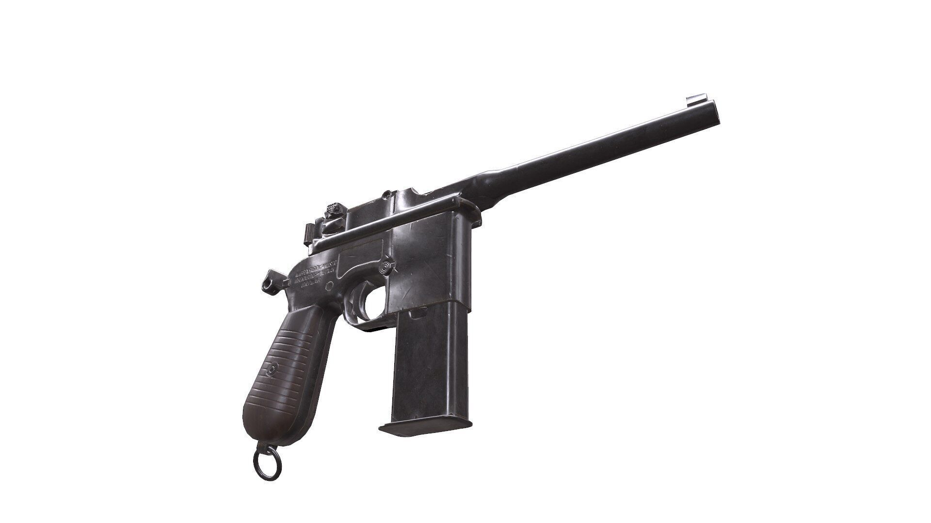 Mauser C96 free VR / AR / low-poly 3D model | CGTrader
