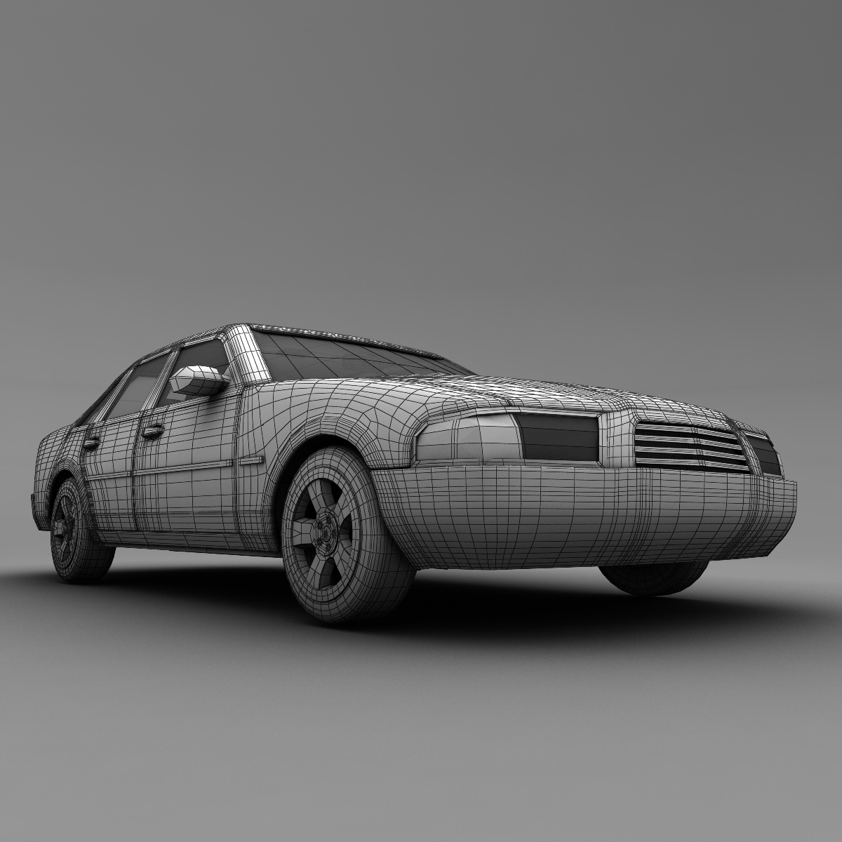 Generic Sedan 3D model | CGTrader