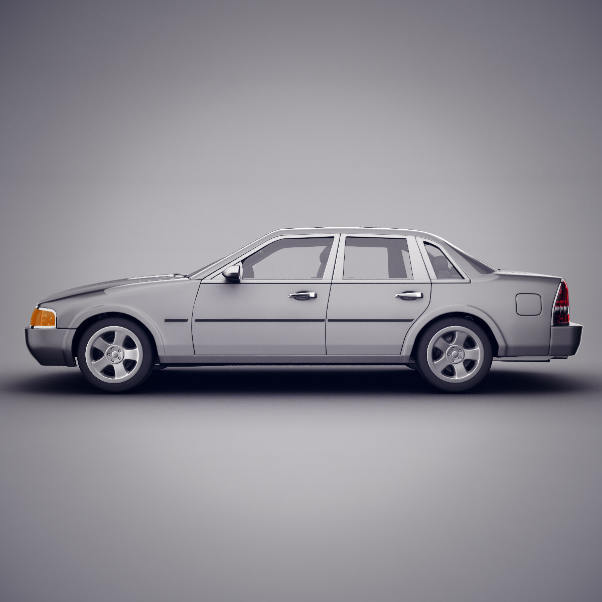 Generic Sedan 3D model | CGTrader