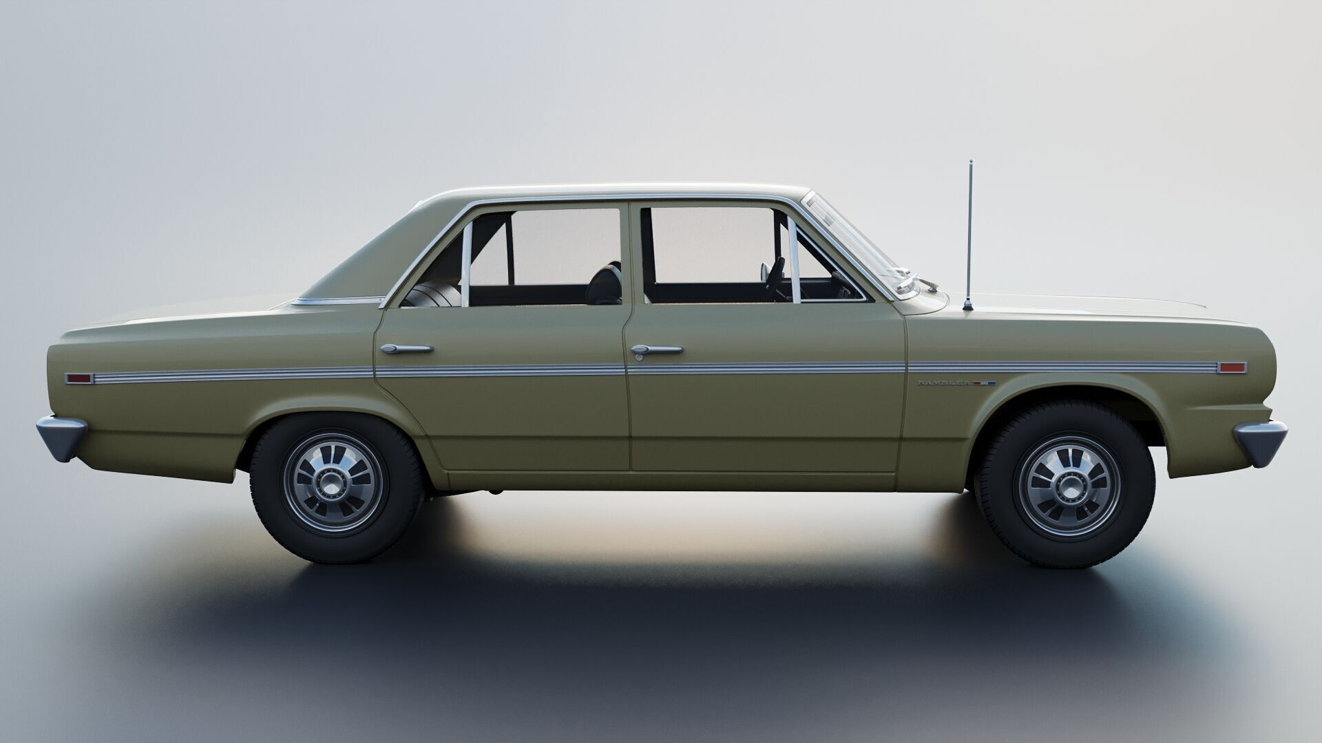AMC Rambler Four-Door Sedan 1969 3D model 3D printable | CGTrader