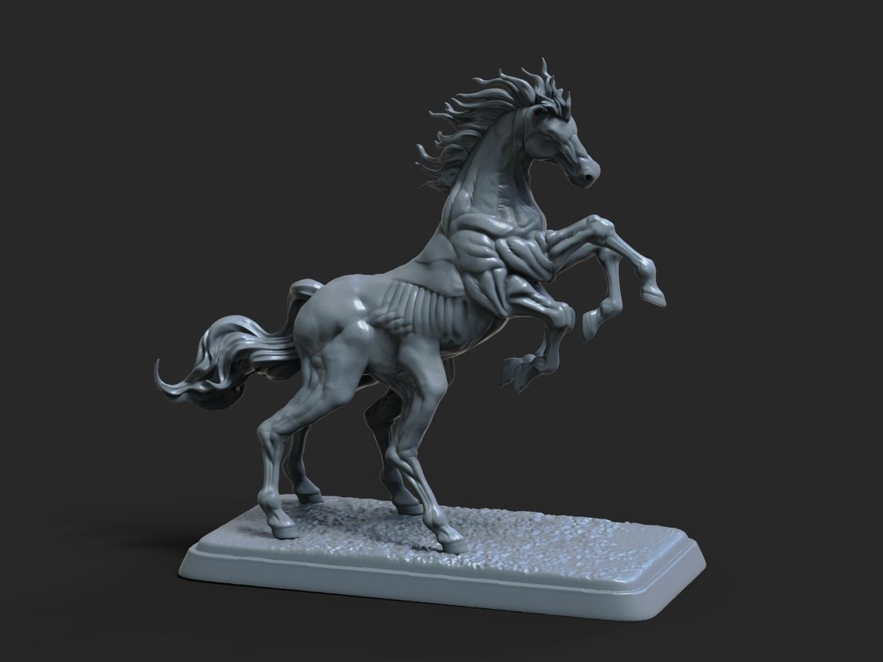 Sleipnir statue of horse 3D model 3D printable | CGTrader