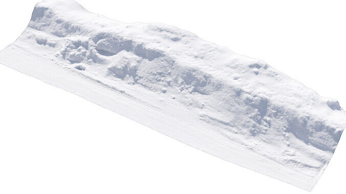 Snowdrift 3D model | CGTrader