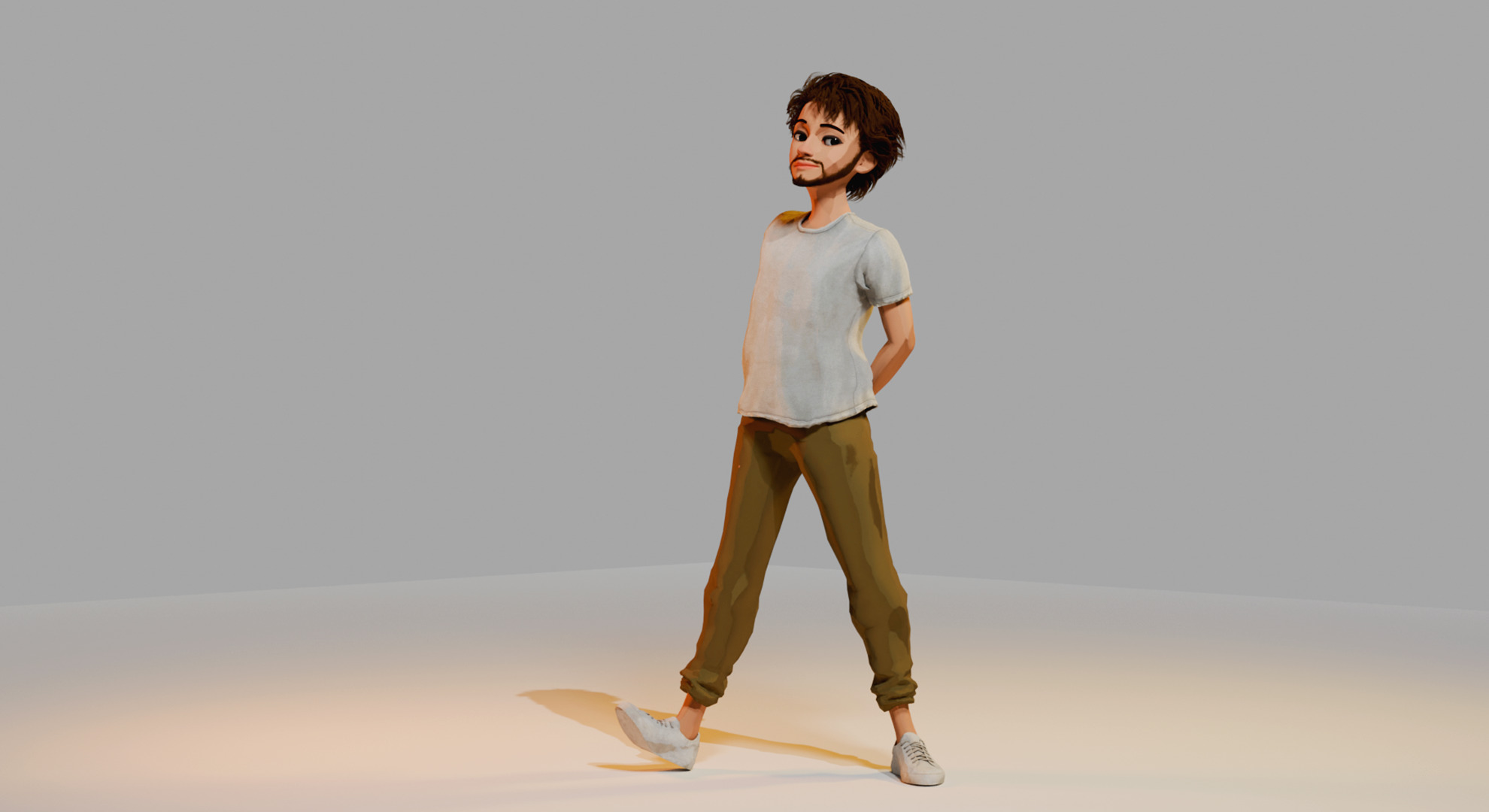 3D model Stylized Teenage Boy Character Game Ready 3D Model Rigged VR ...