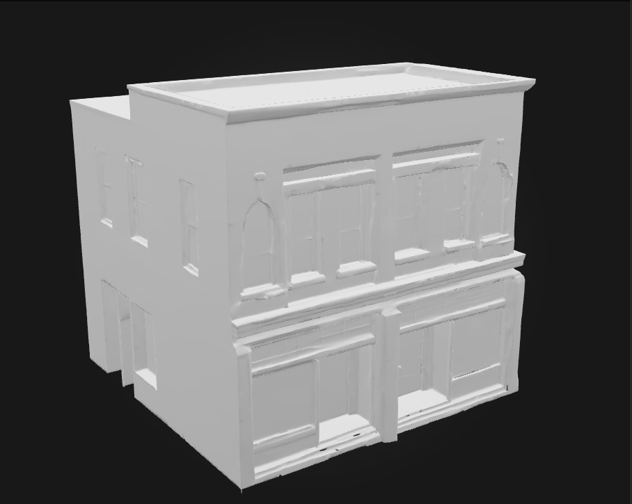 Three-Story Brownstone Building Classic Urban Elegance free 3D model ...