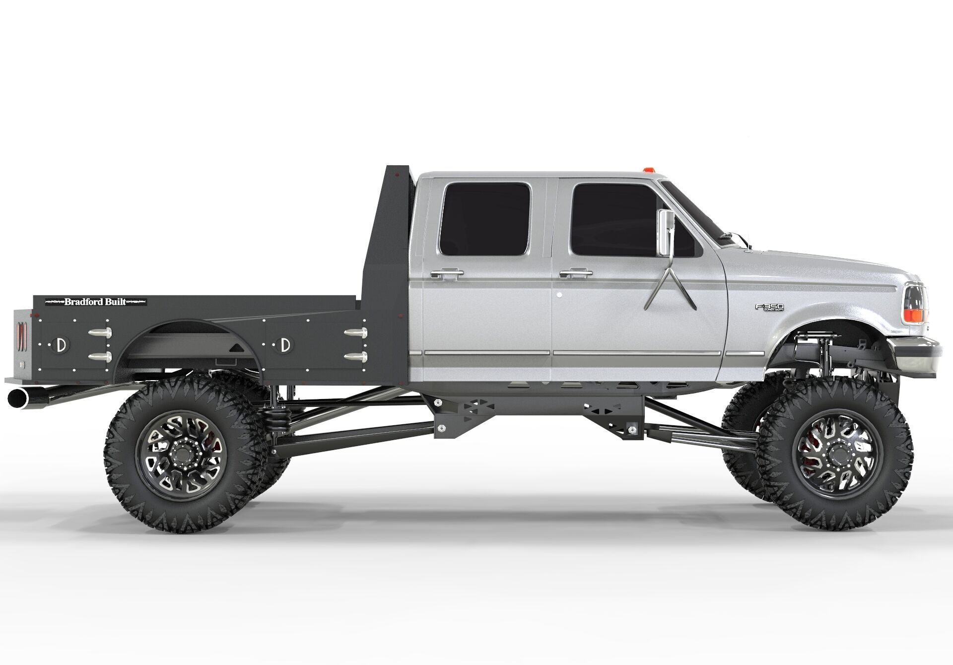 Generic F250 1998 Lifted truck 3D model | CGTrader