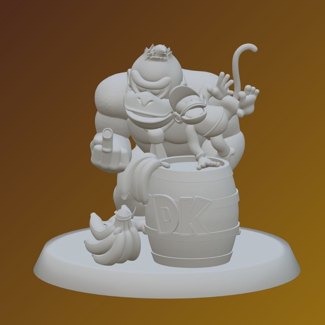 Donkey Kong 3D Printing STL 3D model 3D printable | CGTrader