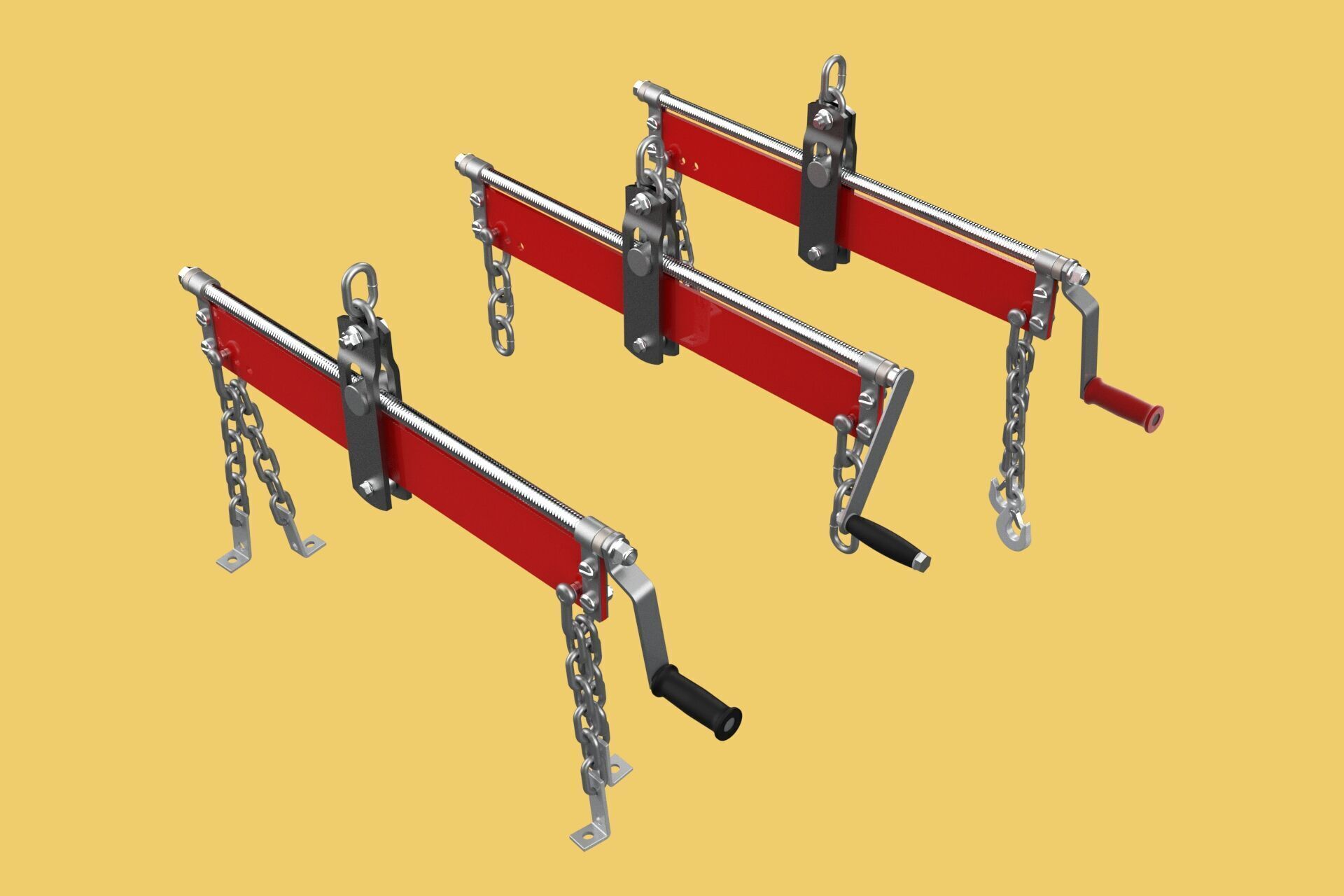 STANDARD LEVELER BALANCER STABILIZER LOAD ENGINE HOIST CRANE TON 3D ...