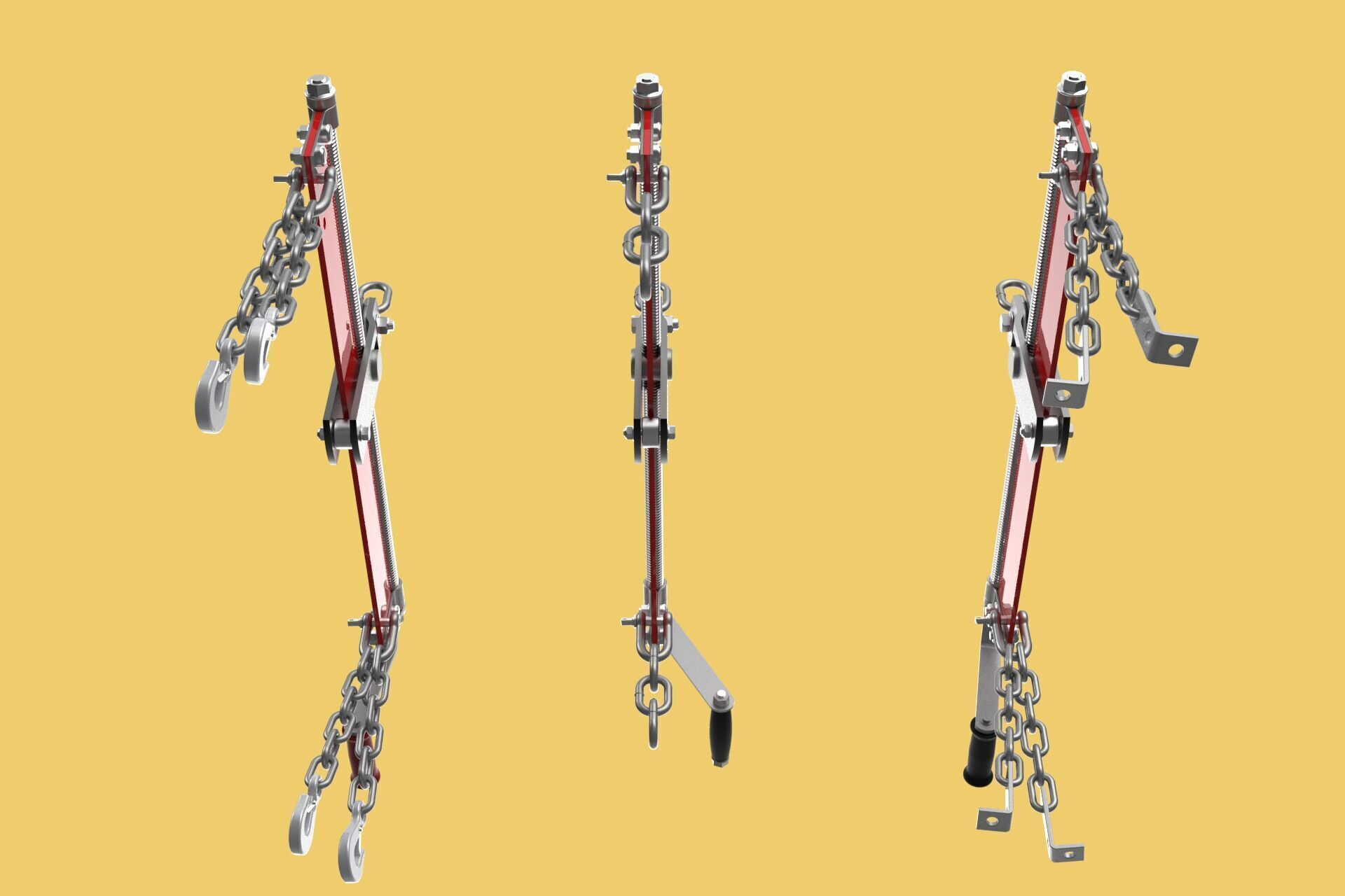 STANDARD LEVELER BALANCER STABILIZER LOAD ENGINE HOIST CRANE TON 3D ...