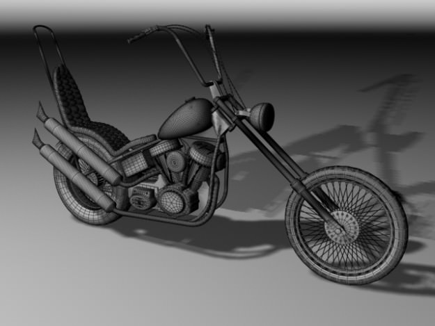 Harley-Davidson Easy Rider 1969 3D model | CGTrader