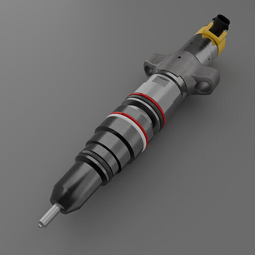 Cat-Style Diesel Injector Housing - Outer Shell Only 3D model | CGTrader